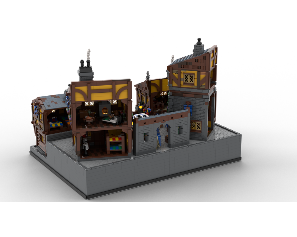 LEGO MOC Medieval Street by Legat_Of_Legion | Rebrickable - Build with LEGO
