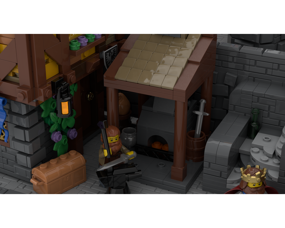 LEGO MOC Medieval Street by Legat_Of_Legion | Rebrickable - Build with LEGO