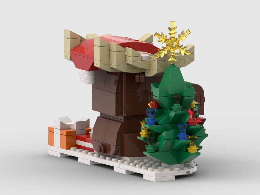 LEGO MOC Moose Xmas Edition by Hiddenface | Rebrickable - Build with LEGO