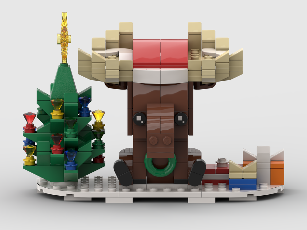 LEGO MOC Moose Xmas Edition by Hiddenface | Rebrickable - Build with LEGO
