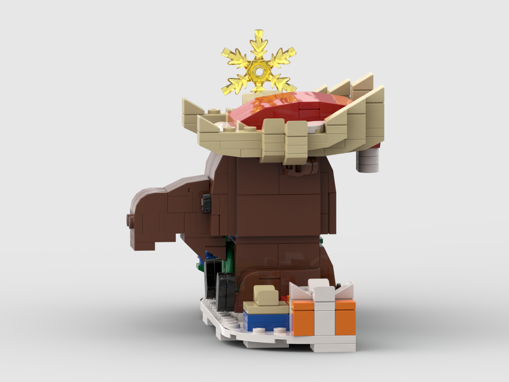 LEGO MOC Moose Xmas Edition by Hiddenface | Rebrickable - Build with LEGO