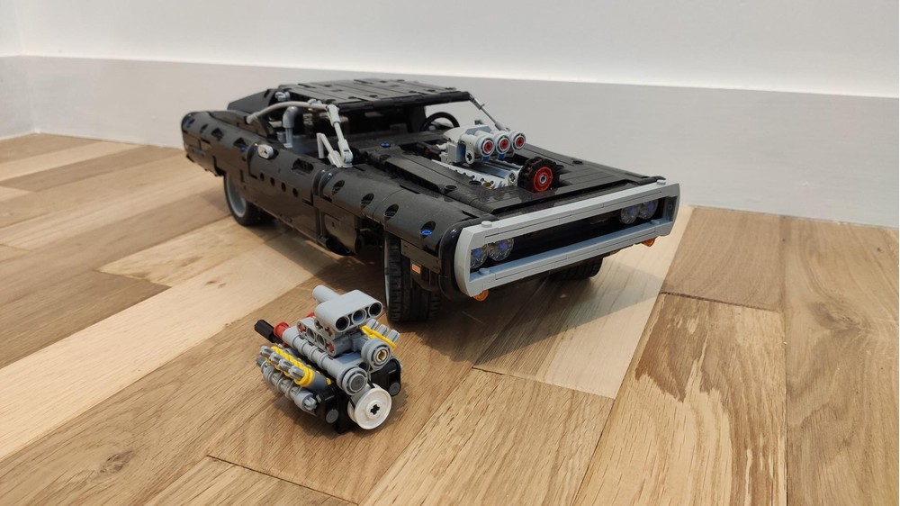 Lego Moc Lego Technic V8 Fake Engine 4in1 By Romaulait Rebrickable