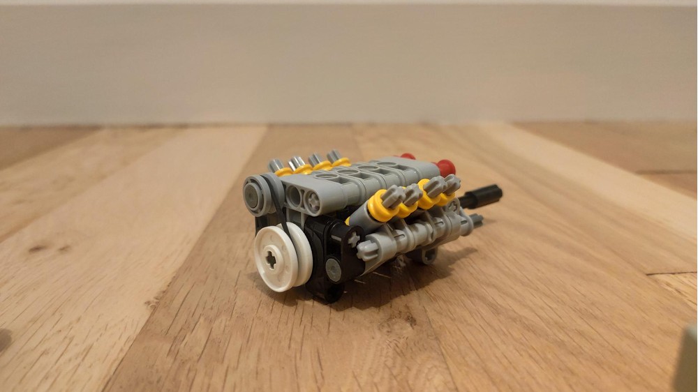 Lego Moc Lego Technic V8 Fake Engine 4in1 By Romaulait Rebrickable