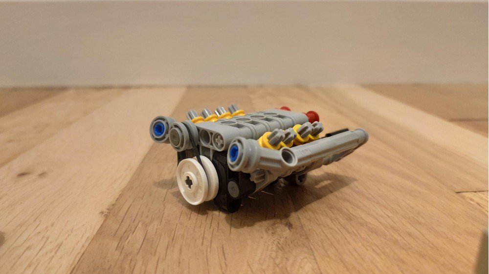 Lego Moc Lego Technic V8 Fake Engine 4in1 By Romaulait Rebrickable