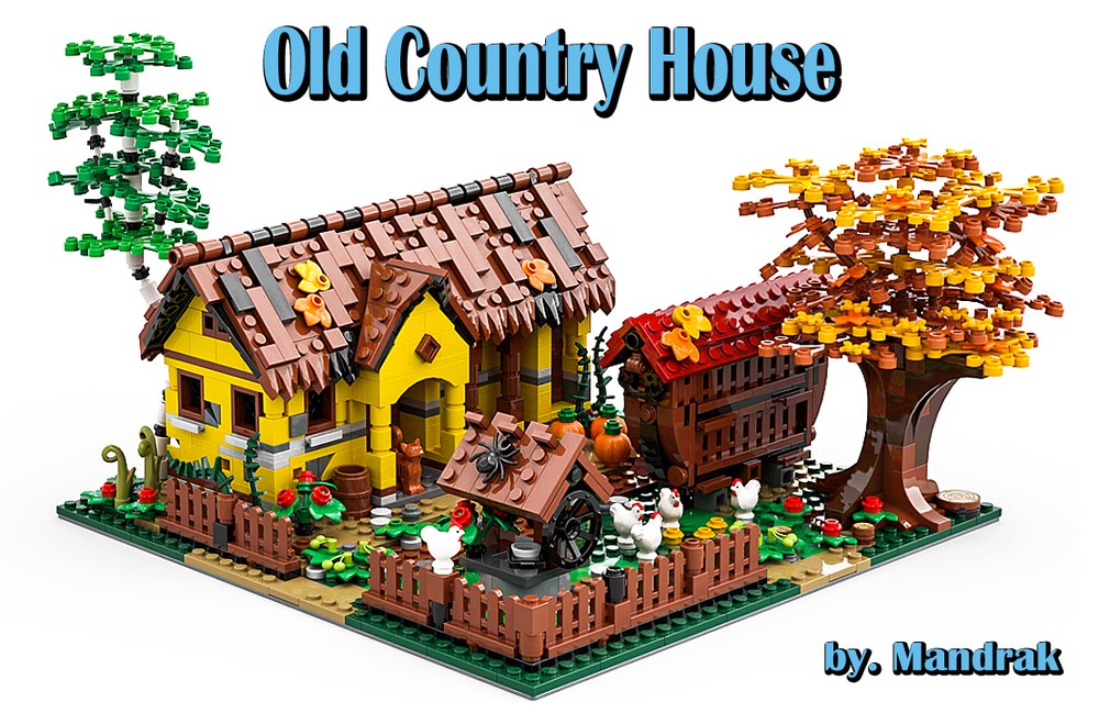 LEGO MOC Old Country House by mandrak | Rebrickable - Build with LEGO