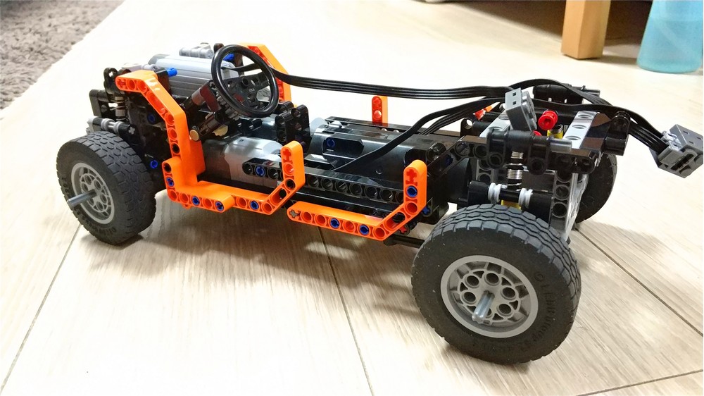 LEGO MOC Compact car chassis for 62.4mm wheels by falconluan ...