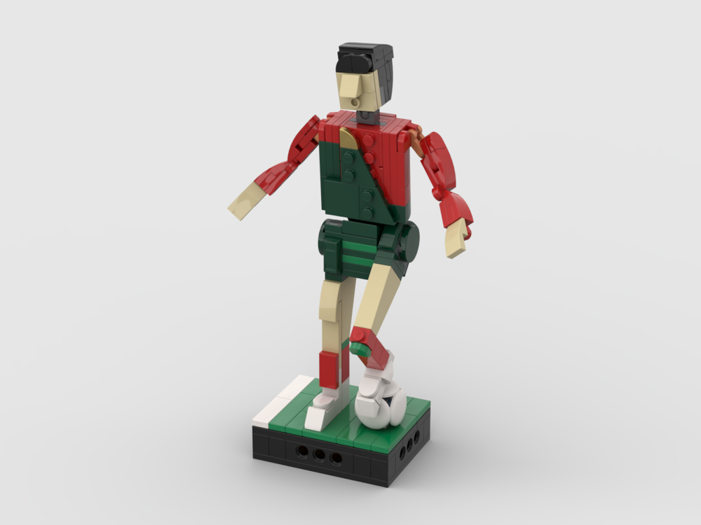 LEGO MOC Portugal soccer team player by gabizon | Rebrickable - Build ...