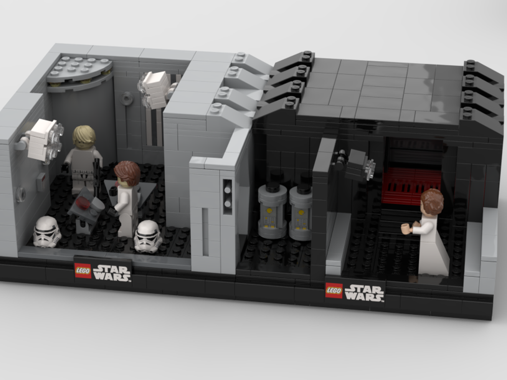 LEGO MOC Detention Block Leia Rescue by PauloJorgeRamos | Rebrickable ...