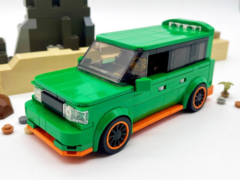 LEGO MOC Scion xB - Green by IBrickedItUp | Rebrickable - Build with LEGO