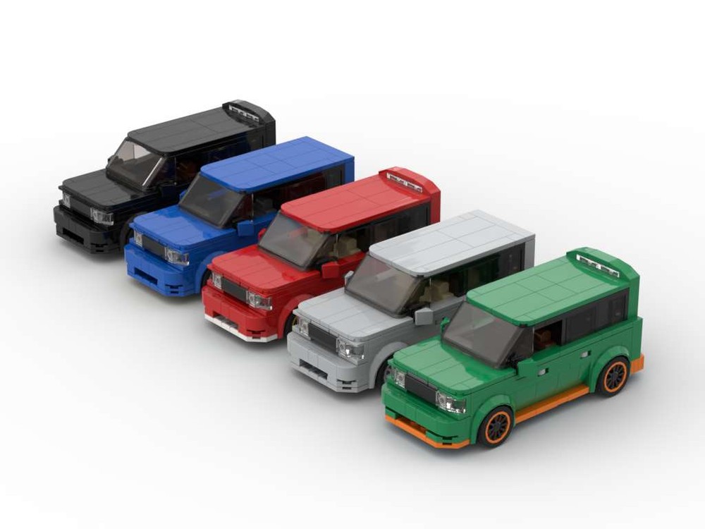 LEGO MOC Scioff xB - Set of Five Colors by IBrickedItUp | Rebrickable ...