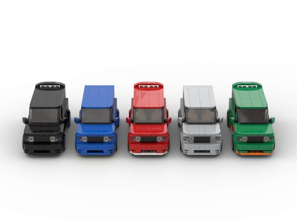 LEGO MOC Scioff xB - Set of Five Colors by IBrickedItUp | Rebrickable ...