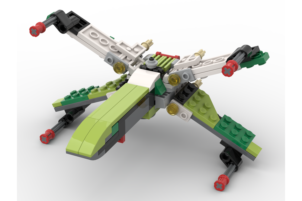 Lego Moc 31123 X Wing Starfighter By Dafeld Rebrickable Build With Lego