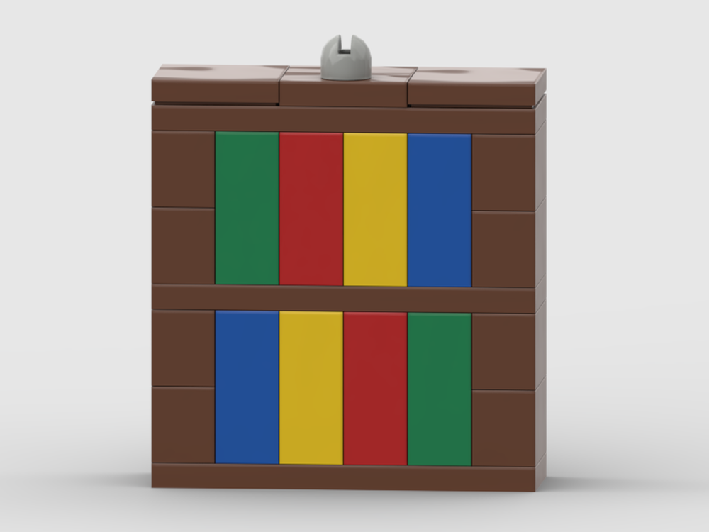 LEGO MOC bookshelf by ORBcreations | Rebrickable - Build with LEGO