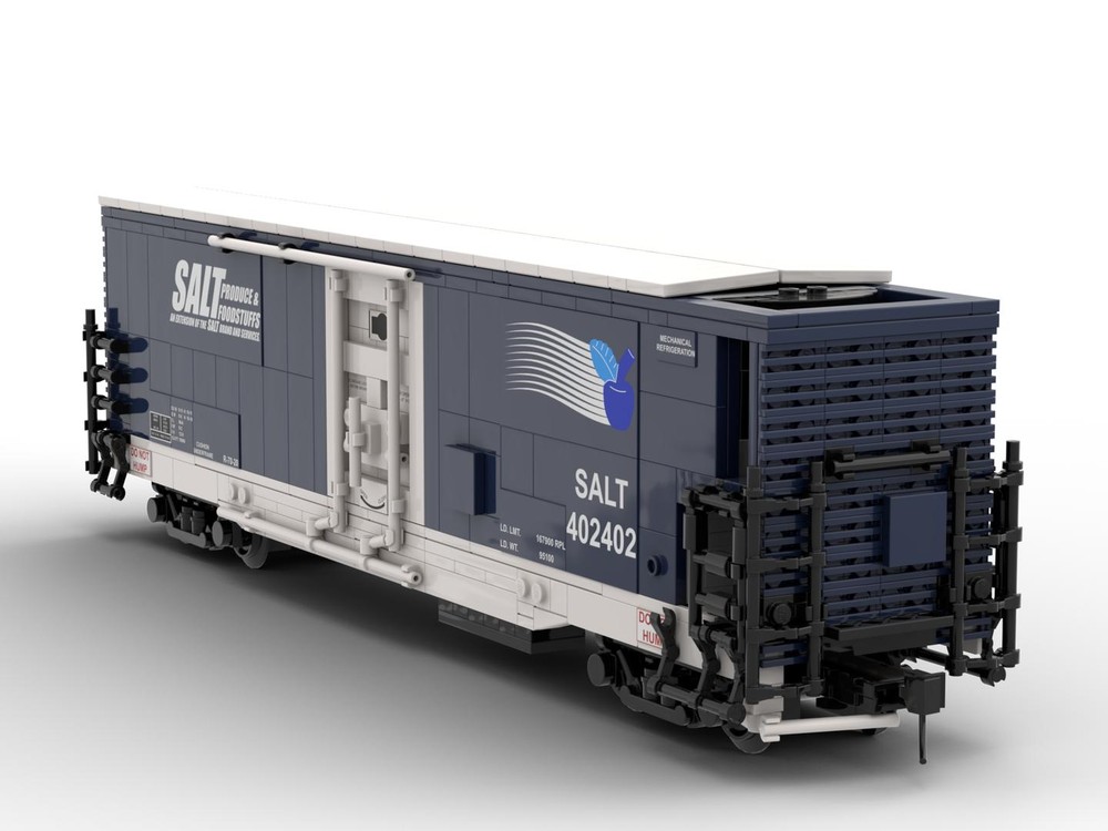 LEGO MOC 57ft Reefer SALT V1 by Yellow.LXF | Rebrickable - Build with LEGO