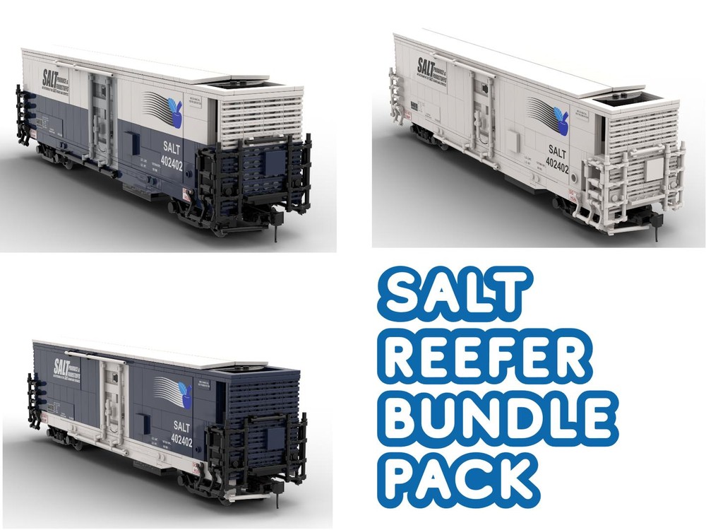 LEGO MOC 57ft Reefer SALT Bundle Pack by Yellow.LXF | Rebrickable ...