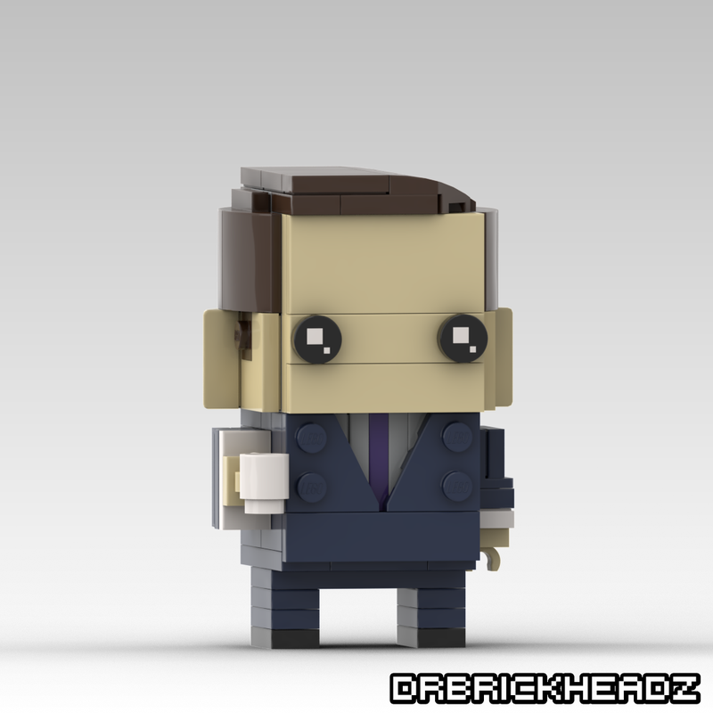 LEGO MOC Michael Scott (The Office) Brickheadz by DrBrickheadz ...
