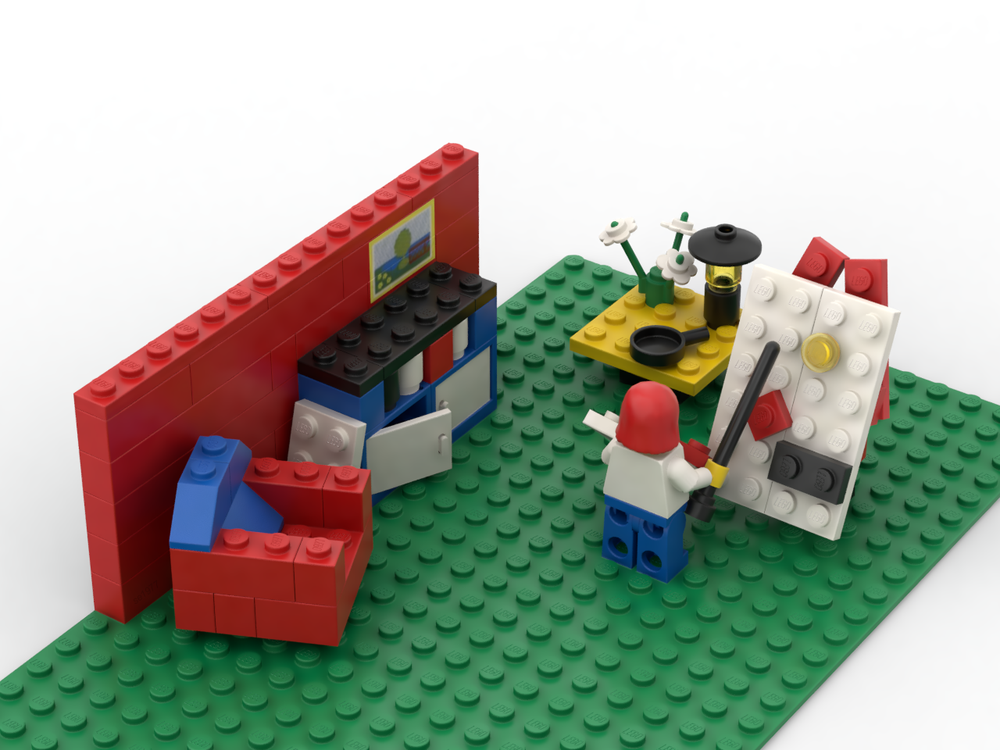 LEGO MOC 6370 Painter by se1977 | Rebrickable - Build with LEGO