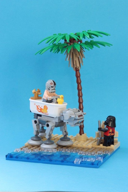 LEGO MOC Recently at the Star Wars beach by williweb | Rebrickable ...