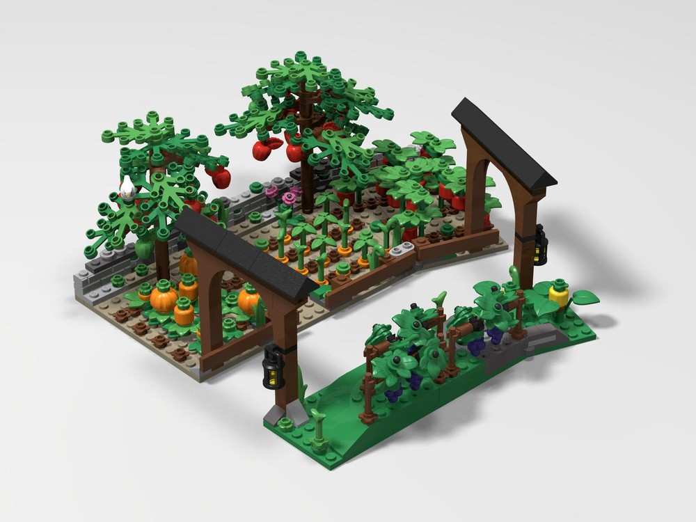 LEGO MOC Crop field or Garden by elvarim | Rebrickable - Build with LEGO
