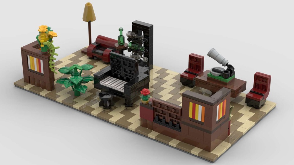 LEGO MOC Entertainment room by Lasekjus | Rebrickable - Build with LEGO