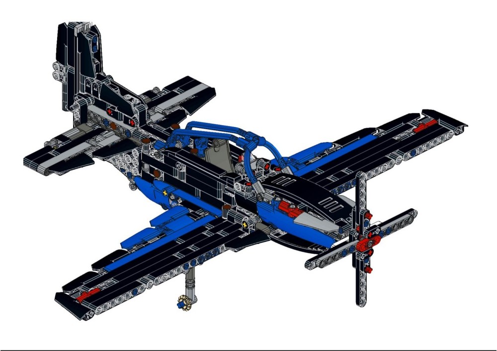 LEGO MOC P-51D Mustang (42123 McLaren Senna GTR) by jpgon | Rebrickable ...