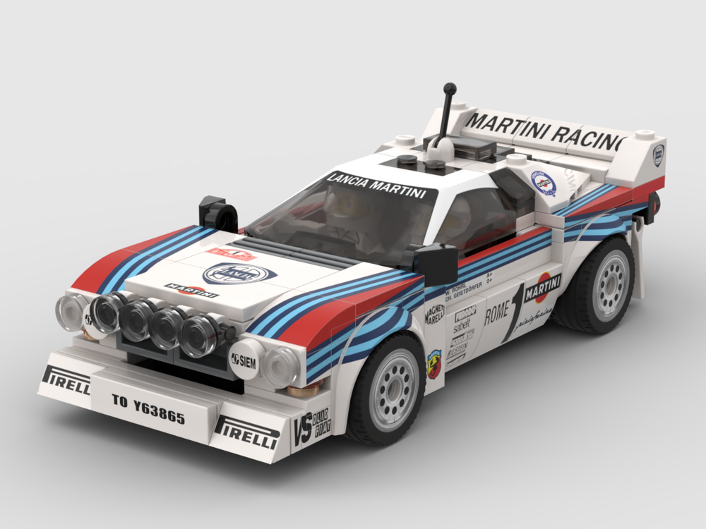 Lego Moc Lancia Rally 037 Martini Racing Winner Rallye Monte Carlo
