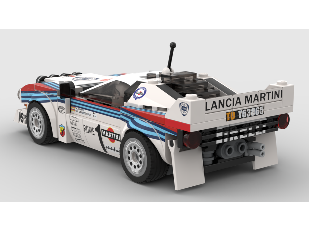 LEGO MOC Lancia Rally 037 Martini Racing - winner Rallye Monte Carlo 1983 (Walter Röhrl ...