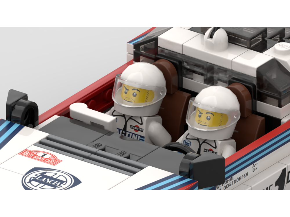 Lego Moc Lancia Rally 037 Martini Racing Winner Rallye Monte Carlo