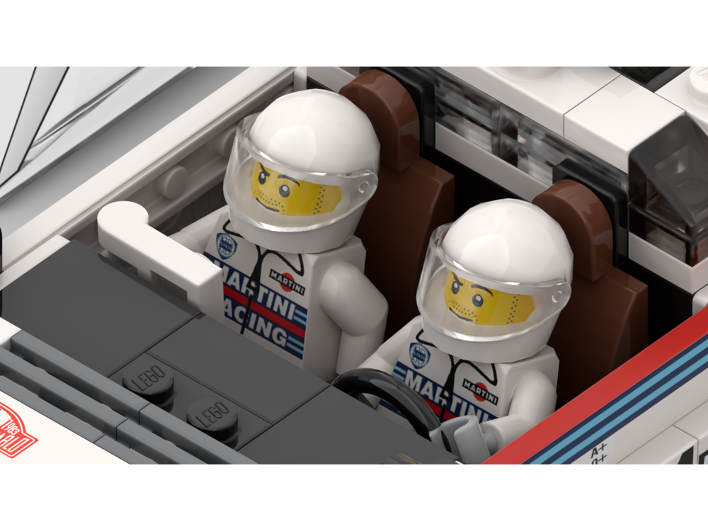 Lego Moc Lancia Rally 037 Martini Racing Winner Rallye Monte Carlo