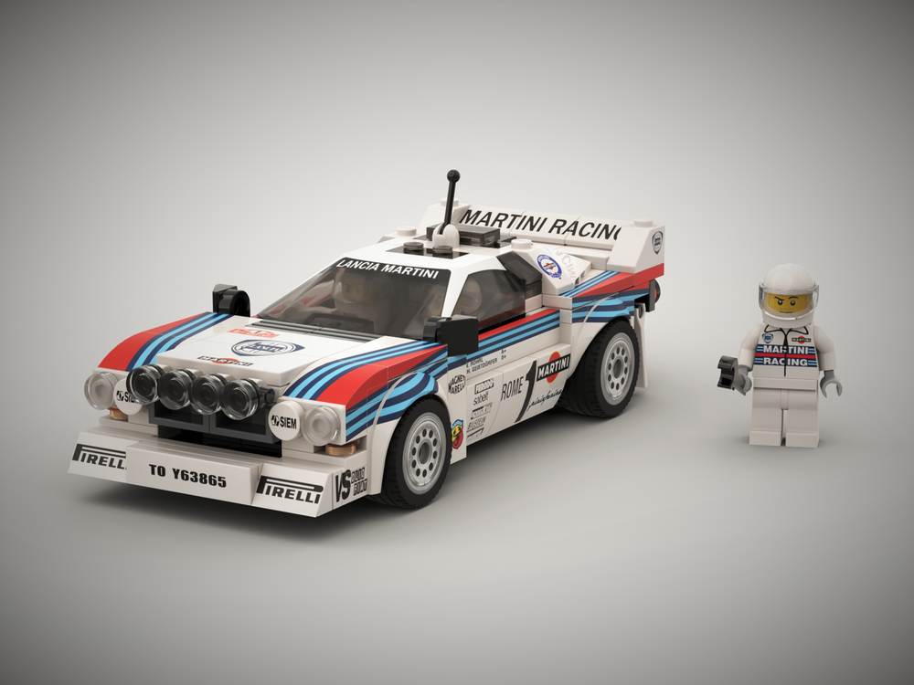 LEGO MOC Lancia Rally 037 Martini Racing - winner Rallye Monte Carlo ...
