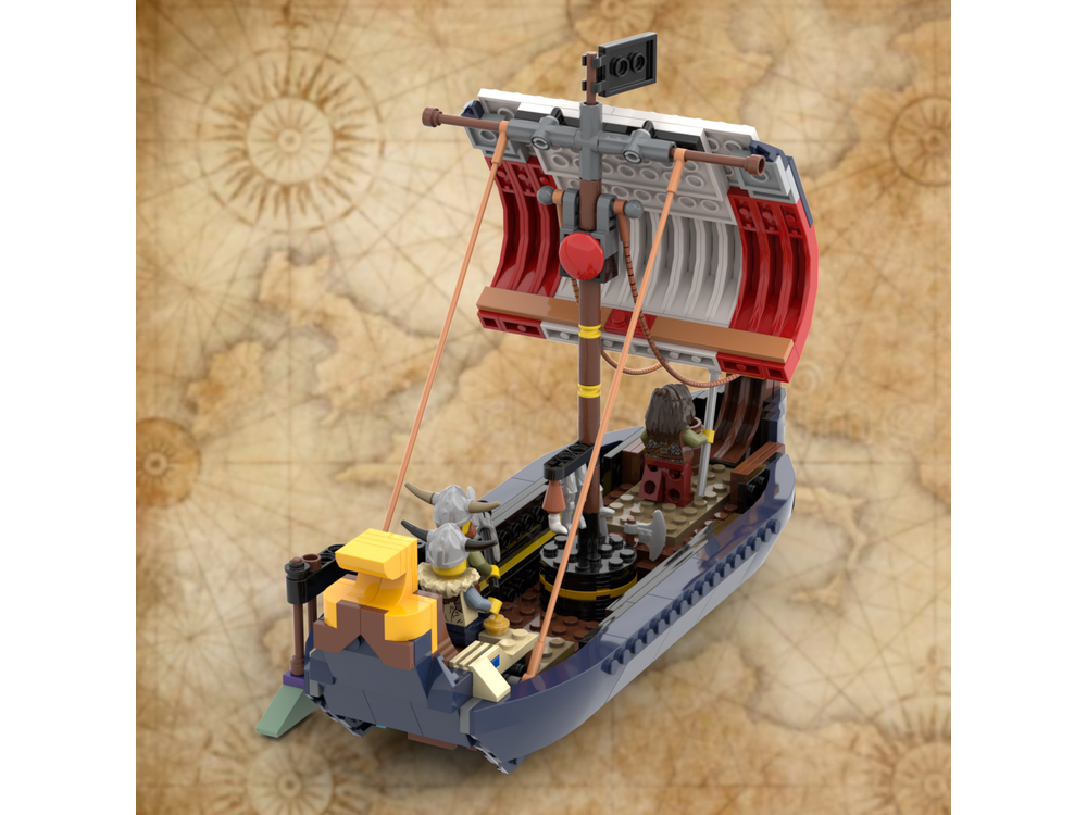 Lego Moc Viking Scout Ship 31132 Alternate Build And Addon To Moc