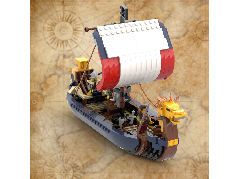 Lego Moc Viking Scout Ship 31132 Alternate Build And Addon To Moc