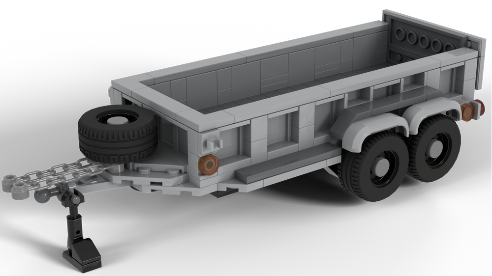 LEGO MOC Large Utility Trailer - Monster Truck scale by Mad_Modeler ...