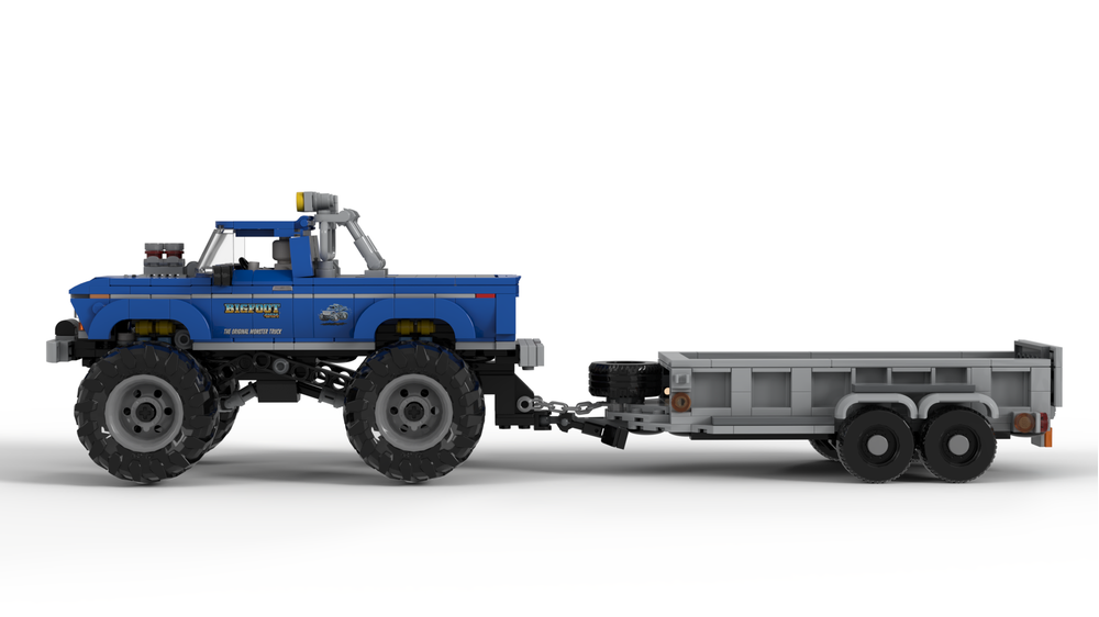 LEGO MOC Large Utility Trailer - Monster Truck scale by Mad_Modeler ...