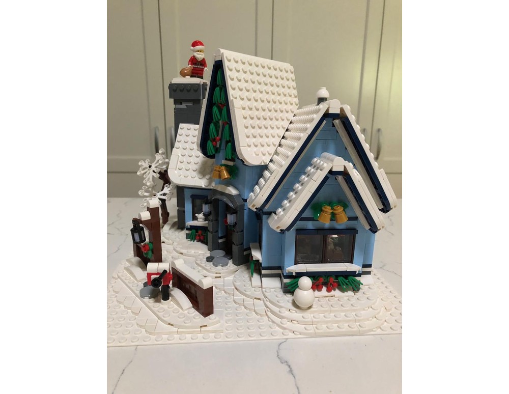 LEGO MOC-130388 10293 Santa's Visit baseplate attachment by AndrewG123 ...