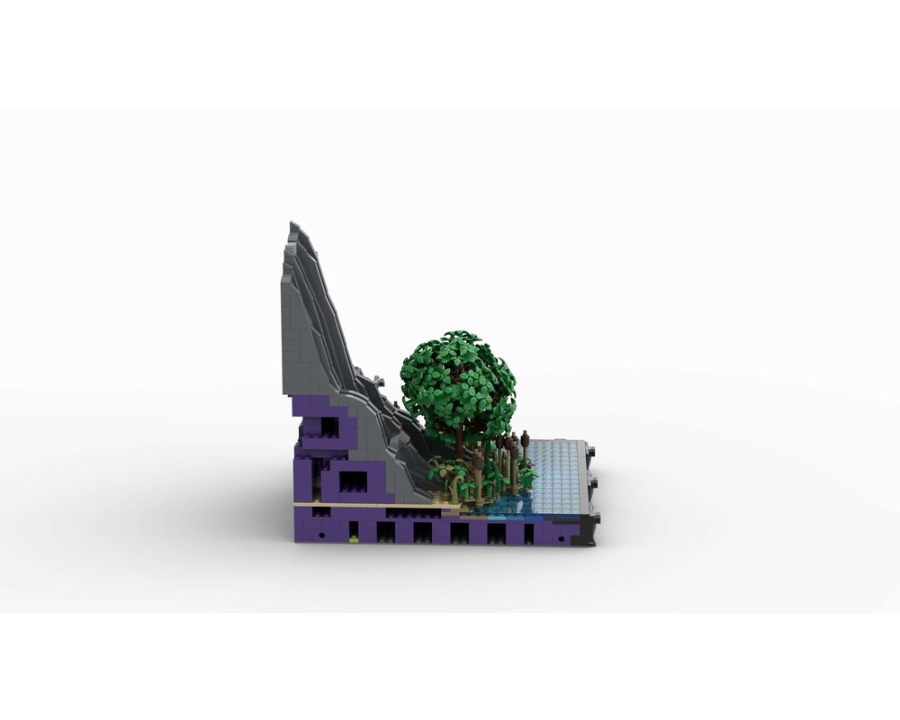 LEGO MOC G4 - Shore, landscape and substructure for my medieval castle ...