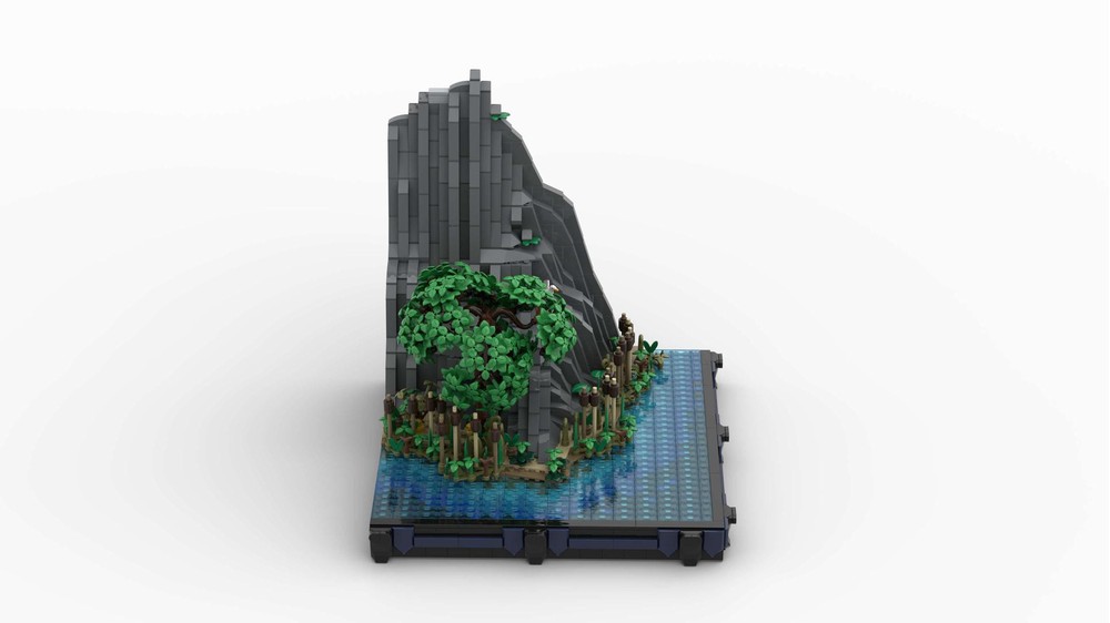 Lego Moc G4 Shore Landscape And Substructure For My Medieval Castle