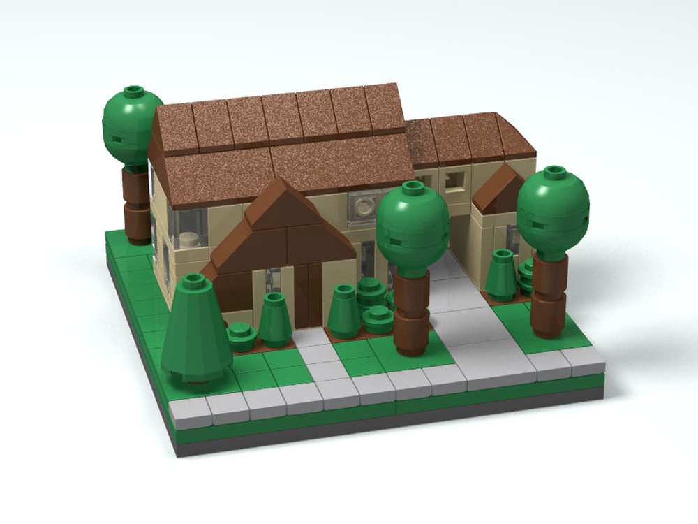 LEGO MOC Tudor Style Nano House by Turbo8702 | Rebrickable - Build with ...