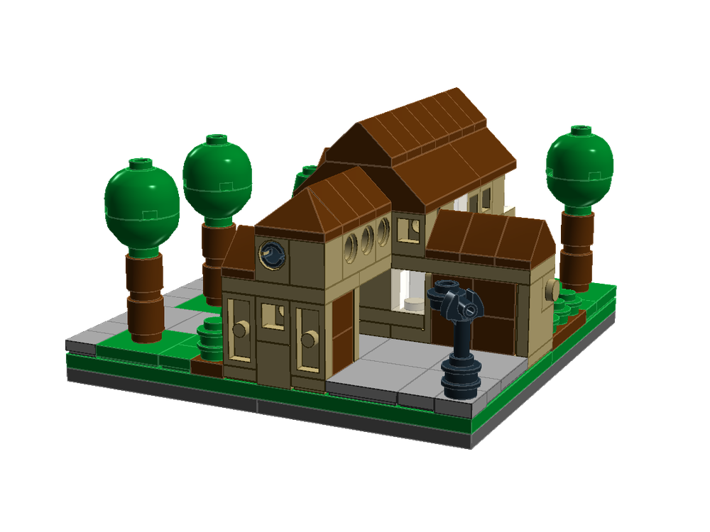 LEGO MOC Tudor Style Nano House by Turbo8702 | Rebrickable - Build with ...