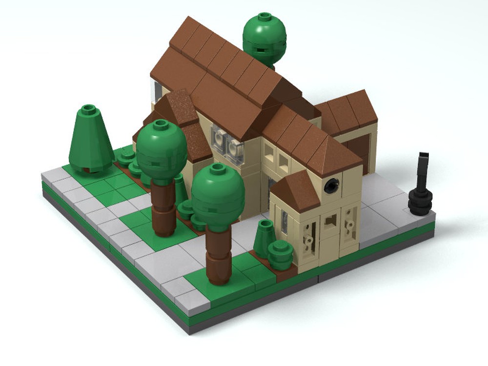 LEGO MOC Tudor Style Nano House by Turbo8702 | Rebrickable - Build with ...