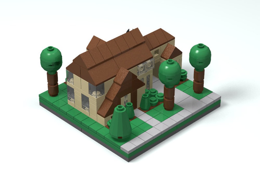 LEGO MOC Tudor Style Nano House by Turbo8702 | Rebrickable - Build with ...