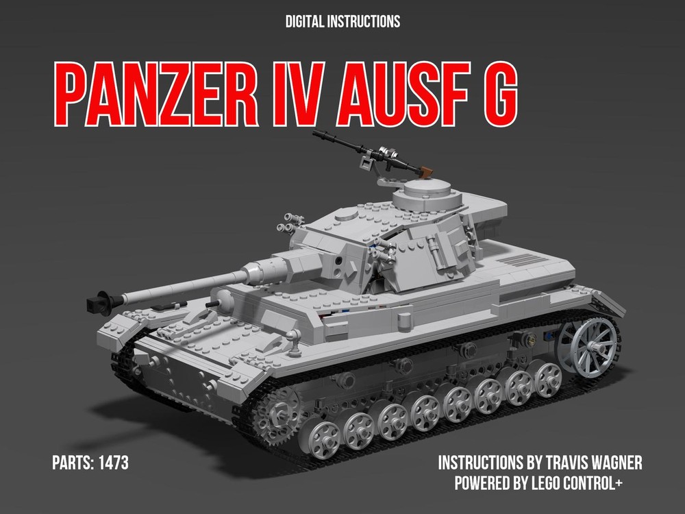LEGO MOC 1/16 scale remote controled Panzer IV G by Camobricktape ...