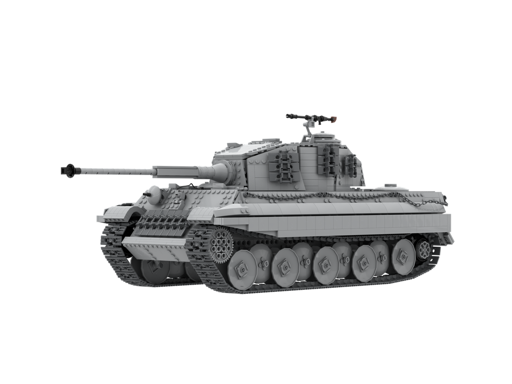 Lego Moc 116 Scale Remote Controlled King Tiger Tank By Camobricktape