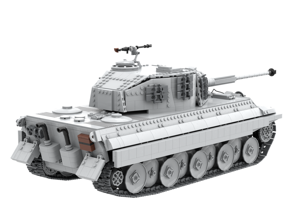 Lego Moc 116 Scale Remote Controlled King Tiger Tank By Camobricktape