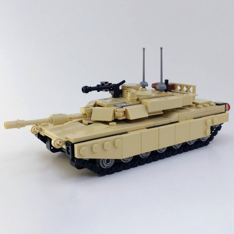 LEGO MOC M1A1 Abrams Tank by curtydc | Rebrickable - Build with LEGO