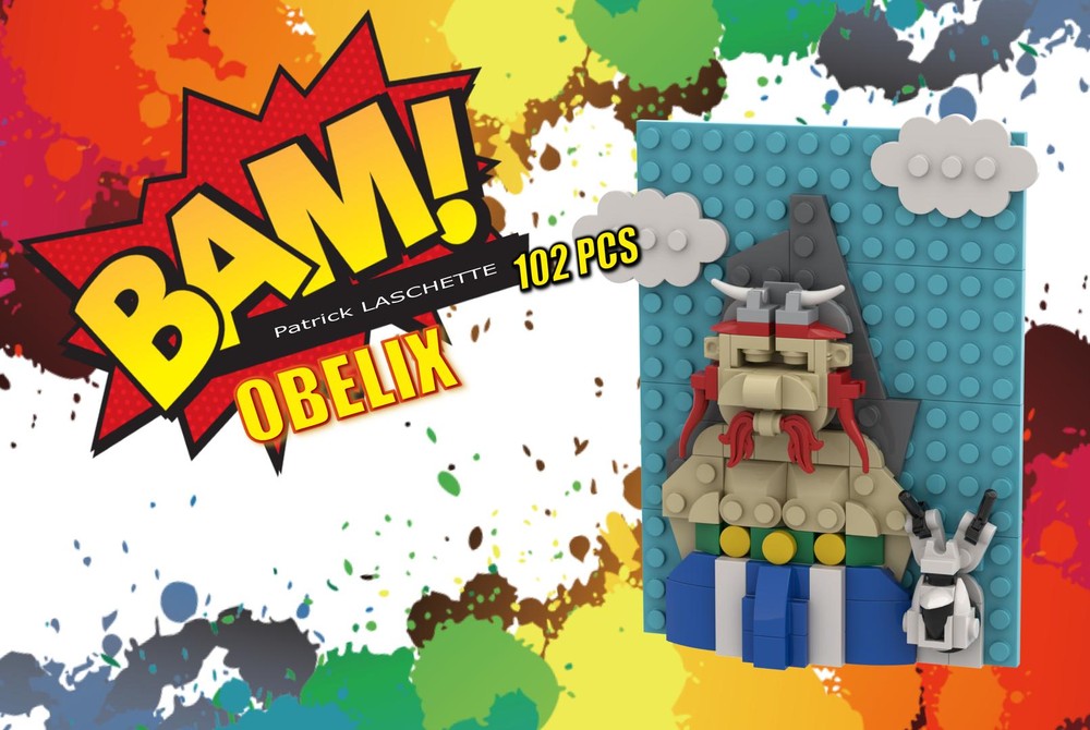 LEGO MOC BRICK SKETCHES OBELIX by BAM! | Rebrickable - Build with LEGO