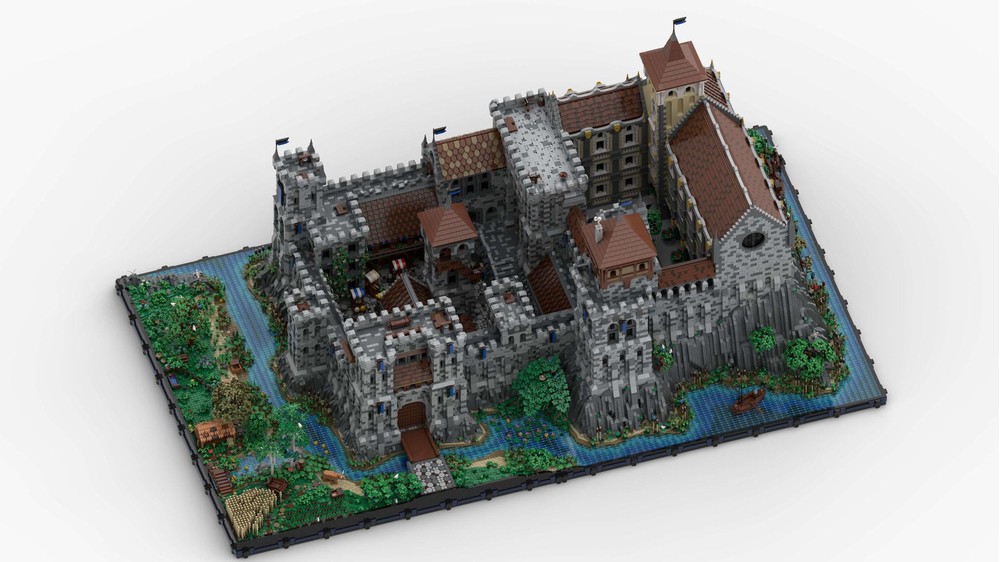 LEGO MOC-130522 E1 - Shore and torture chamber for my medieval castle ...