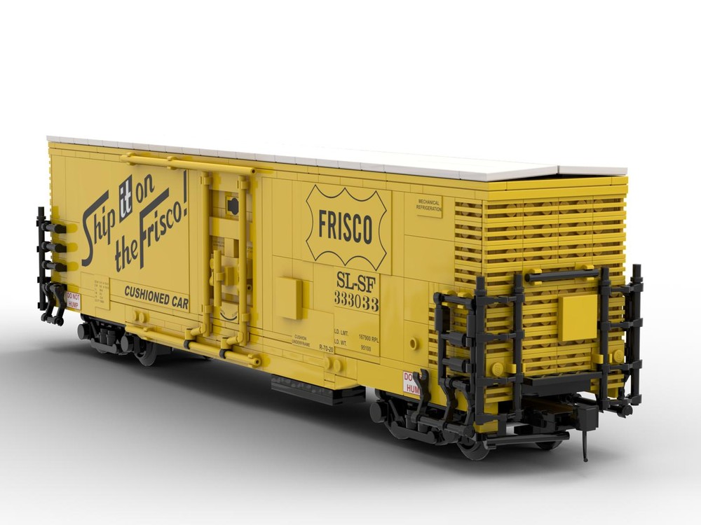 LEGO MOC Frisco 57ft Reefer by Yellow.LXF | Rebrickable - Build with LEGO