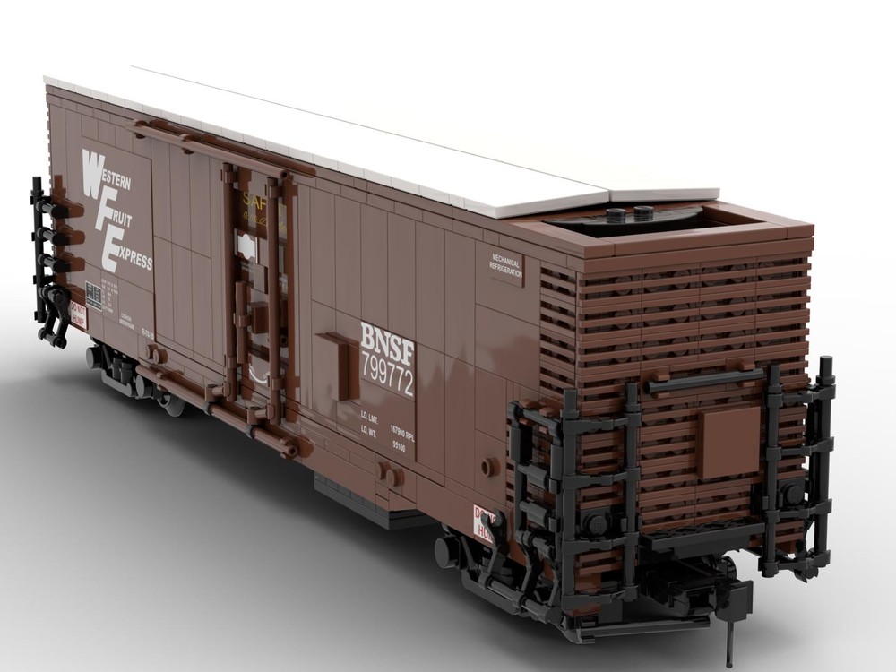 LEGO MOC BNSF Western Fruit Express 57ft Reefer by Yellow.LXF ...