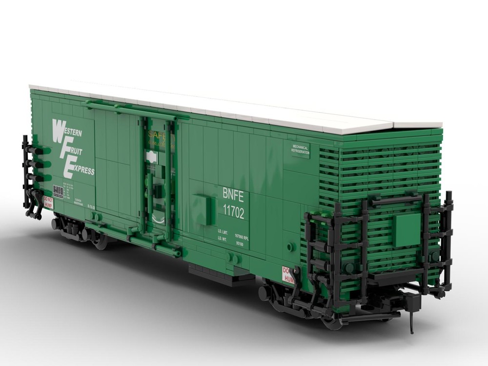 LEGO MOC Western Fruit Express 57ft Reefer by Yellow.LXF | Rebrickable ...